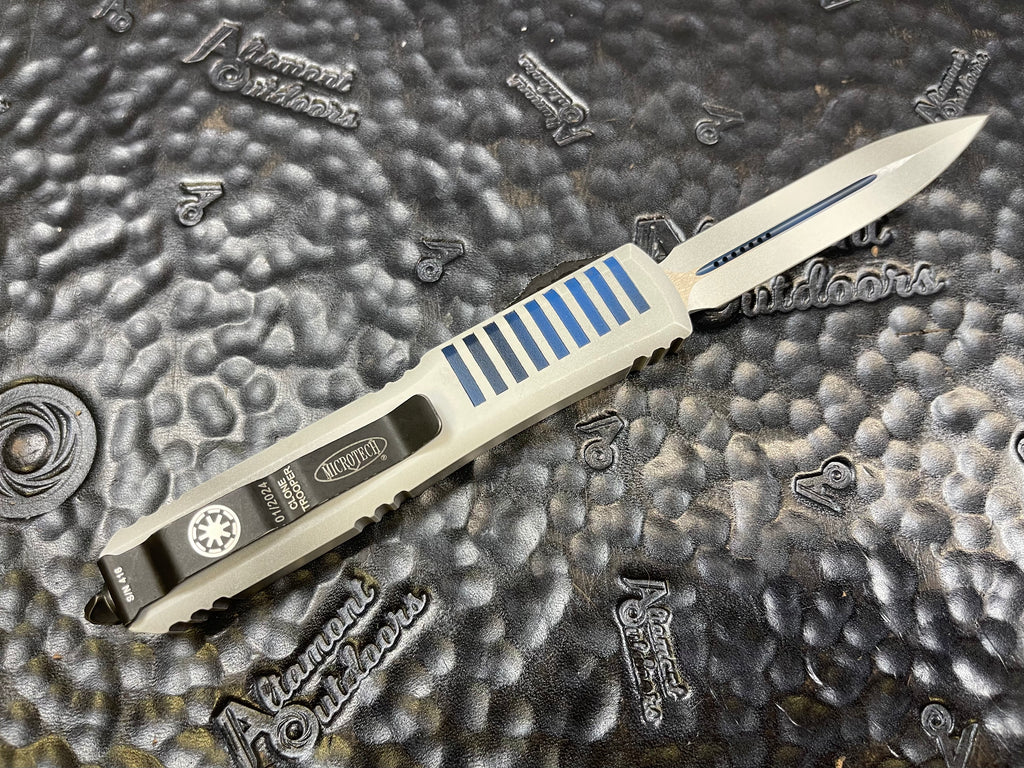 Microtech Ultratech Star Wars Clone Trooper D/E Auto Knife Blue/White ...