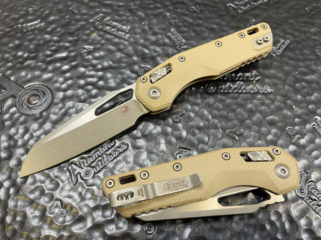 Microtech 210-10APFLGTTA MSI Ram-Lok - Tan G10 Handle - Apoc Blade ...
