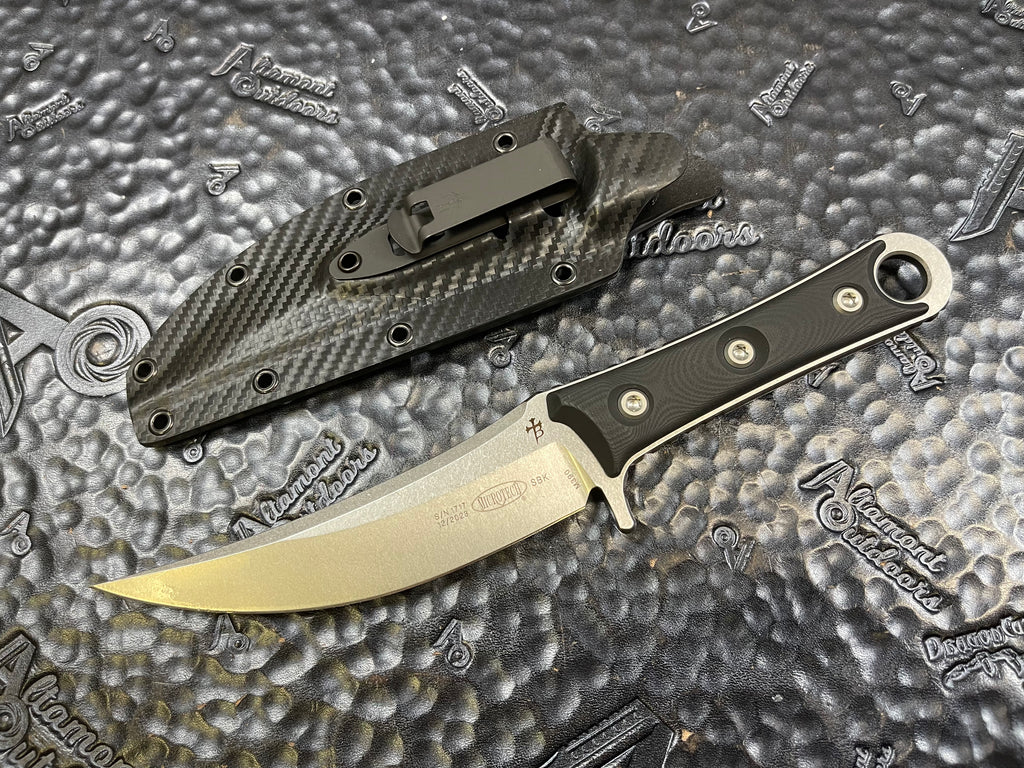 Microtech Borka SBK Stonewashed Fixed Blade 200-10 – Altamont Outdoors