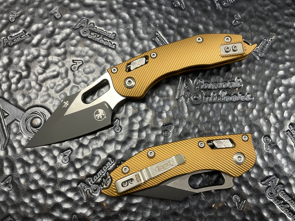 Microtech 169RL-1FLOD Stitch Manual Ram-Lok - OD Green Fluted Alum ...