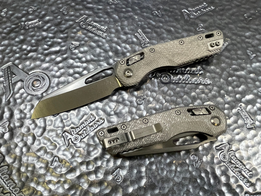 Microtech 210-1DLCTFLCFS MSI Ram-Lok - Fluted Carbon Fiber Scales - DL ...