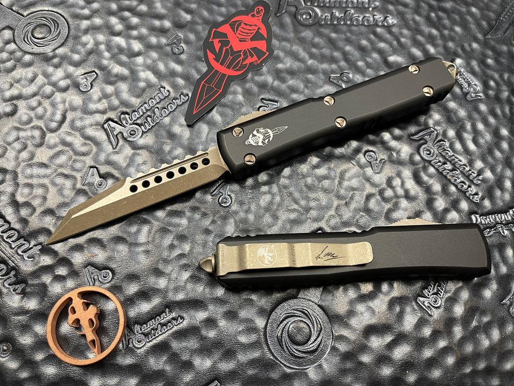 Microtech Ultratech Warhound Bronze Apoc Standard 119W-13APS Signature ...