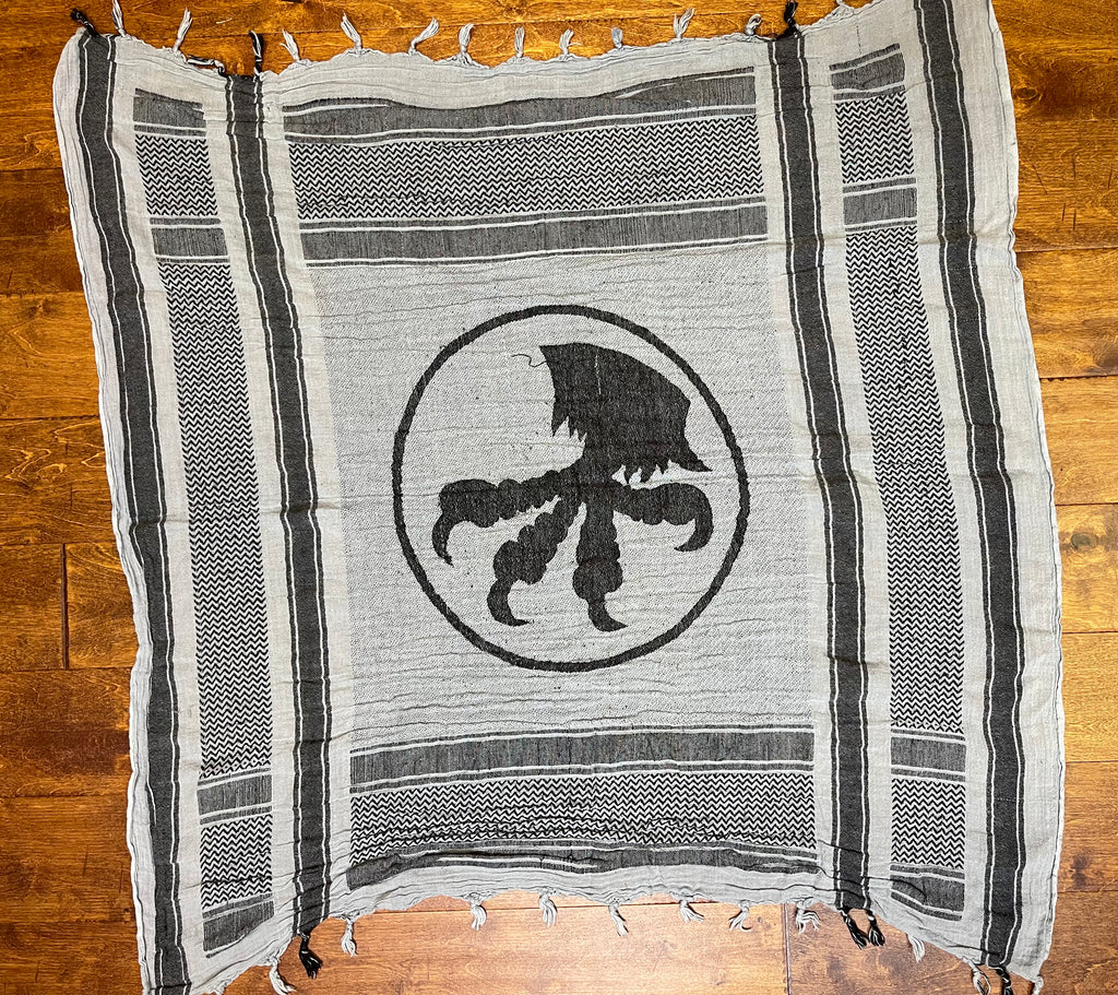 Microtech Shemagh Gray / Black - AO Gear – Altamont Outdoors