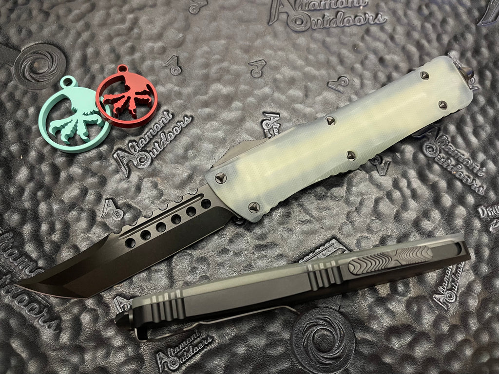 Microtech Combat Troodon HELLHOUND Jade Green G10 Top DLC 219-1DLCTGTJ ...