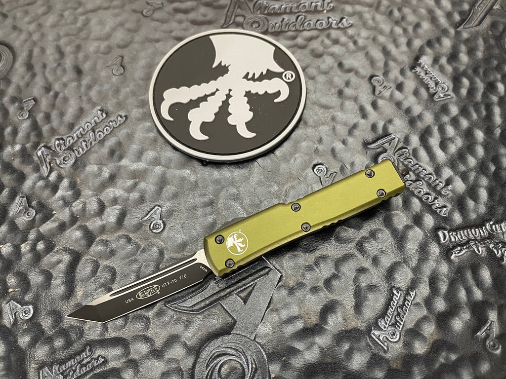 Microtech UTX-70 Tanto OD Green 149-1OD – Altamont Outdoors