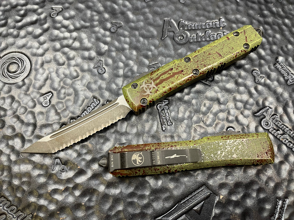 Microtech Ultratech Outbreak T/E Full Serrated 123-3OBDS – Altamont ...